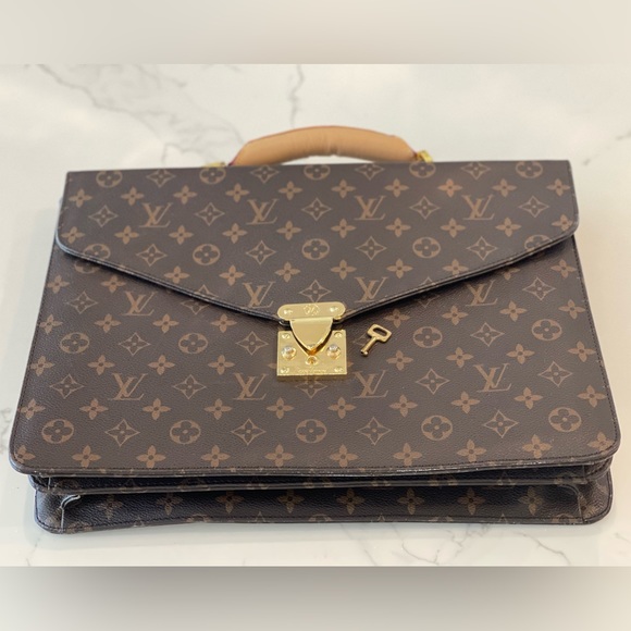 Louis Vuitton | Bags | Vintage Louis Vuitton Monogram Briefcase | Poshmark